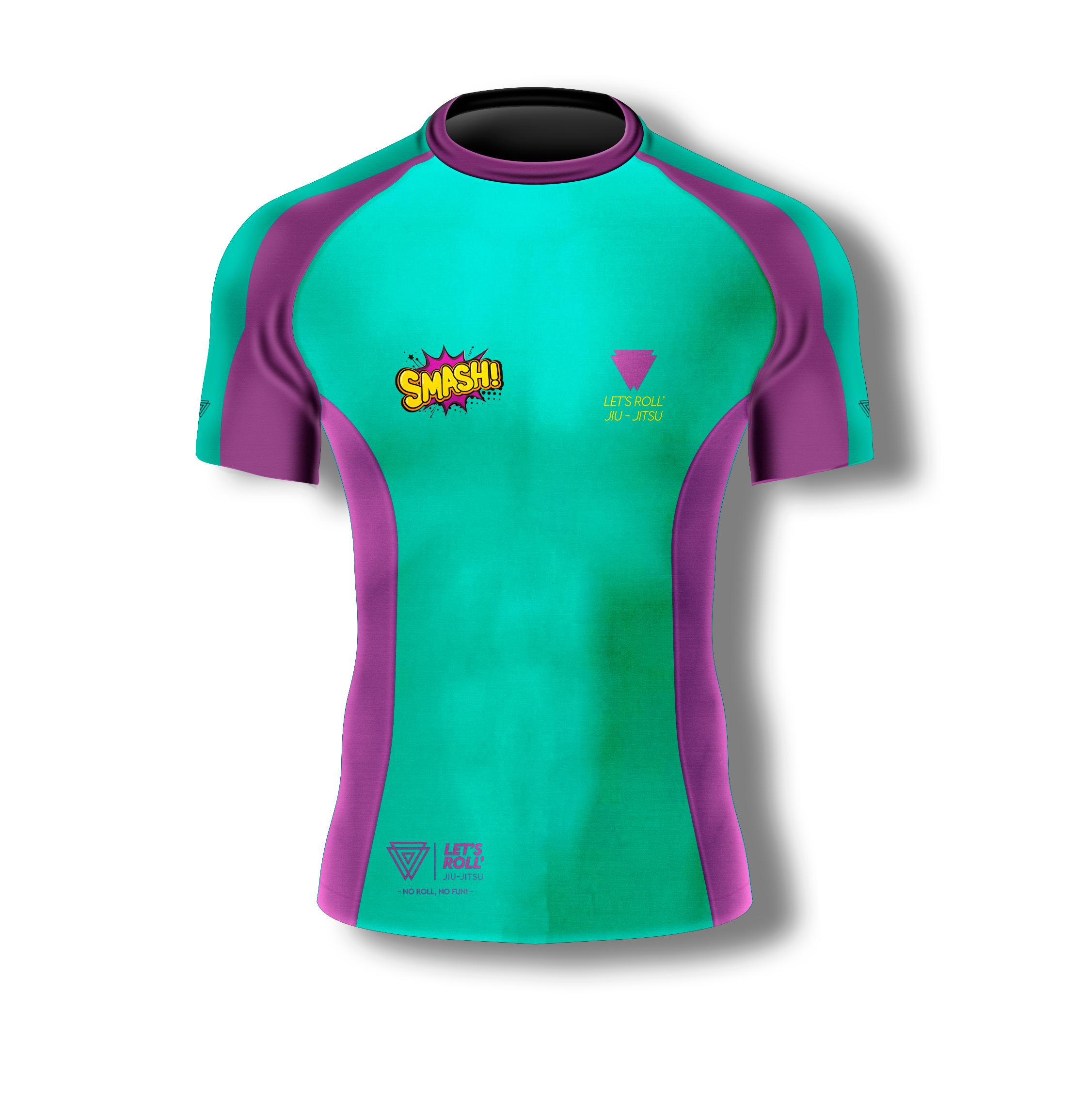 Rashguard Let’s Roll SMASH ! – Lets Roll Jiujitsu CO
