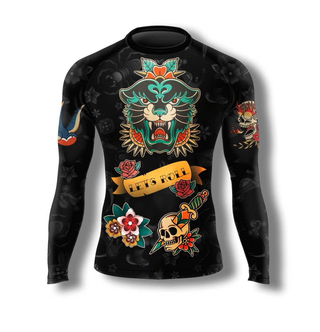Rashguard Let’s Roll Traditional Roll – Lets Roll Jiujitsu CO